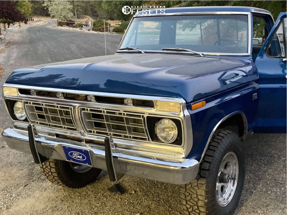 1976 Ford F-150 with 17x9 -6 Pro Comp Series 69 and 285/70R17 Kenda ...