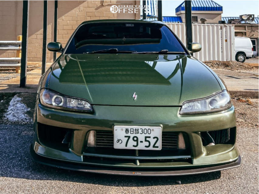 1999 Nissan Silvia S15 with 18x9.5 22 Volk Te37sl and 255/40R18 Nitto ...