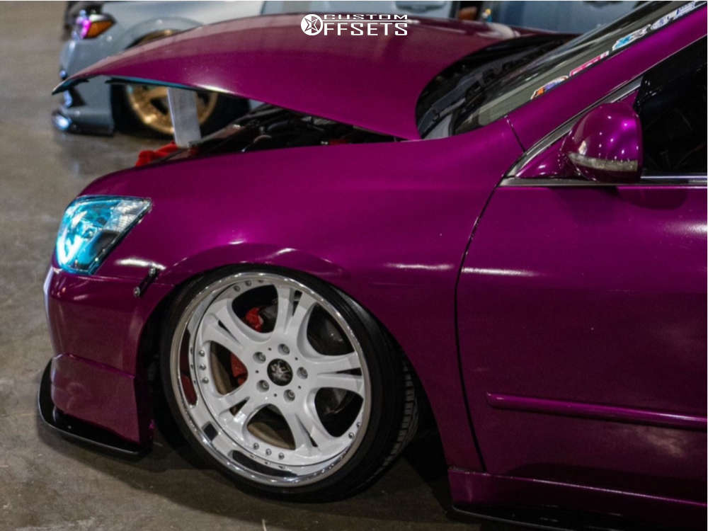 2007 Honda Accord with 18x10 15 Weds Kranze Cerberus II and 215/40R18 ...