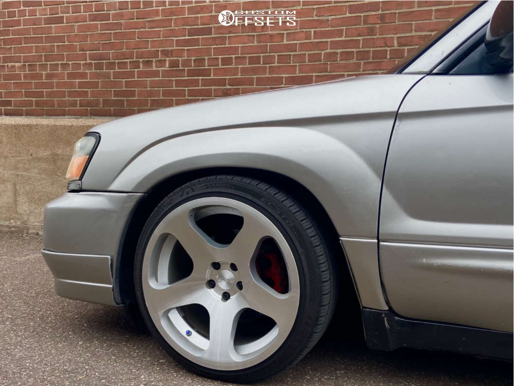 2005 Subaru Forester with 18x8.5 45 Rotiform Nue and 215/40R18 Kumho ...