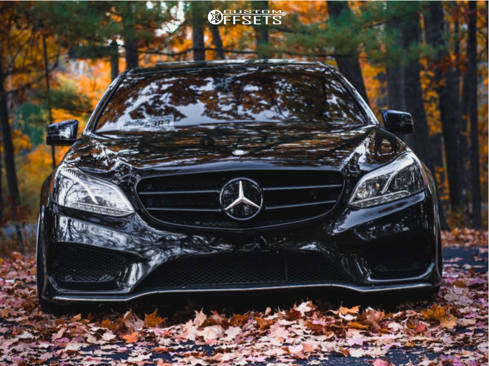 2014 Mercedes-Benz E350 with 19x9.5 22 Aodhan Ds07 and 235/35R19 ...