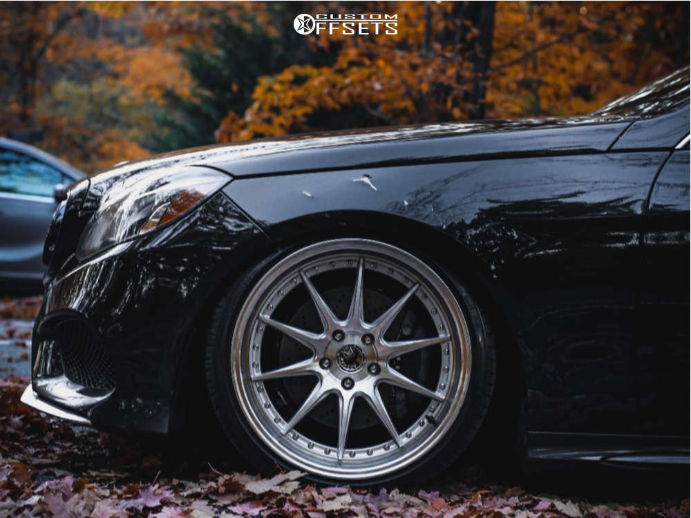 2014 Mercedes-Benz E350 with 19x9.5 22 Aodhan Ds07 and 235/35R19 ...