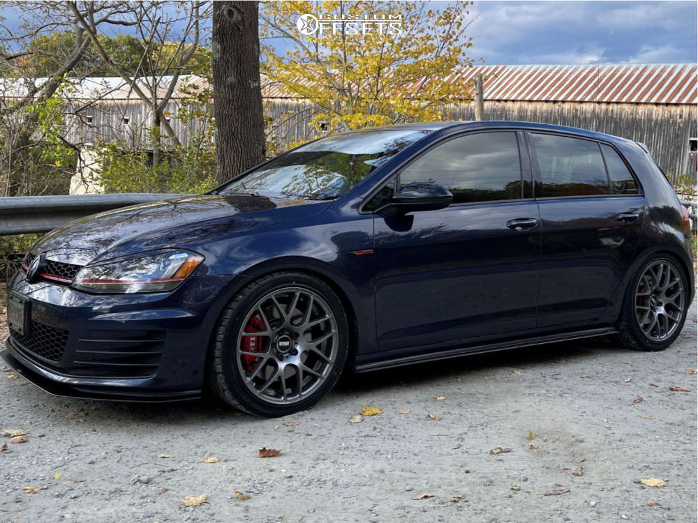 2017 Volkswagen GTI with 18x8.5 45 VMR V710 and 235/40R18 Kenda Kaiser ...