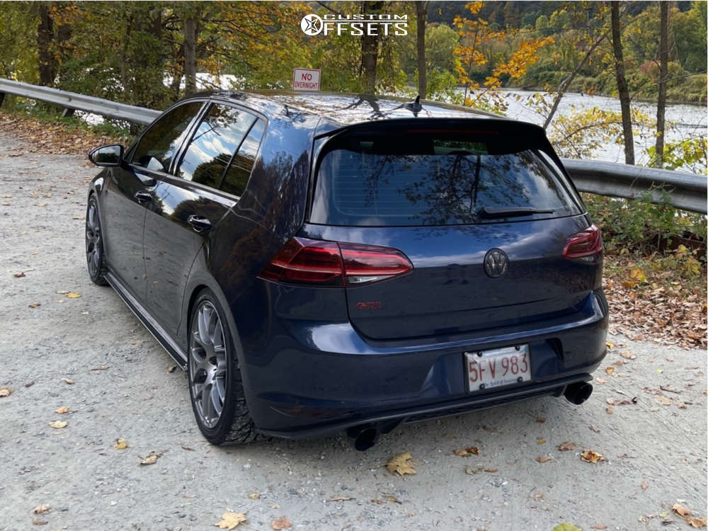 2017 Volkswagen GTI with 18x8.5 45 VMR V710 and 235/40R18 Kenda Kaiser ...