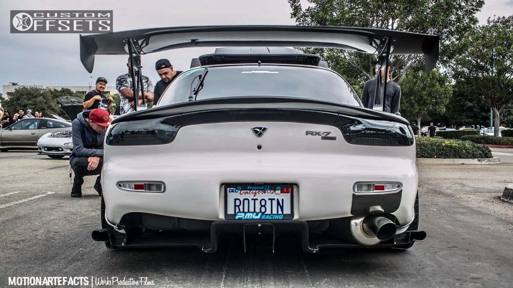 1994 Mazda RX-7 with 18x9 20 Work XD9 and 235/40R18 Michelin Super ...