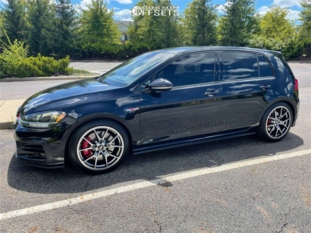 2021 Volkswagen GTI with 18x8.5 45 Neuspeed Rse10 and 235/40R18 ...