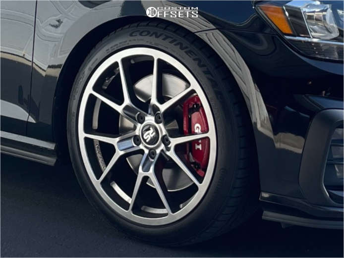 2021 Volkswagen GTI with 18x8.5 45 Neuspeed Rse10 and 235/40R18 ...
