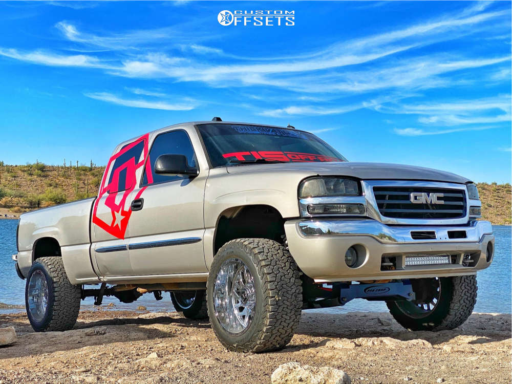 2005 GMC Sierra 1500 with 20x12 -44 TIS 544 and 33/12.5R20 BFGoodrich ...