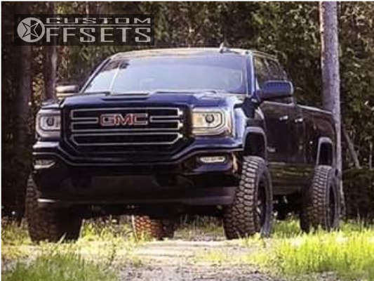 2017 GMC Sierra 1500 with 18x9 0 Pro Comp Series 36 and 305/70R18 AMP ...