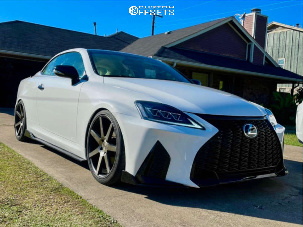 2010 Lexus IS250 with 19x8.5 35 Niche Verona and 235/35R19 Falken ...
