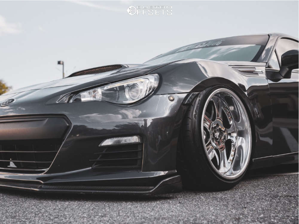 2015 Subaru BRZ with 18x10 -10 Weds Kranze Cerberus and 215/40R18 Nitto ...
