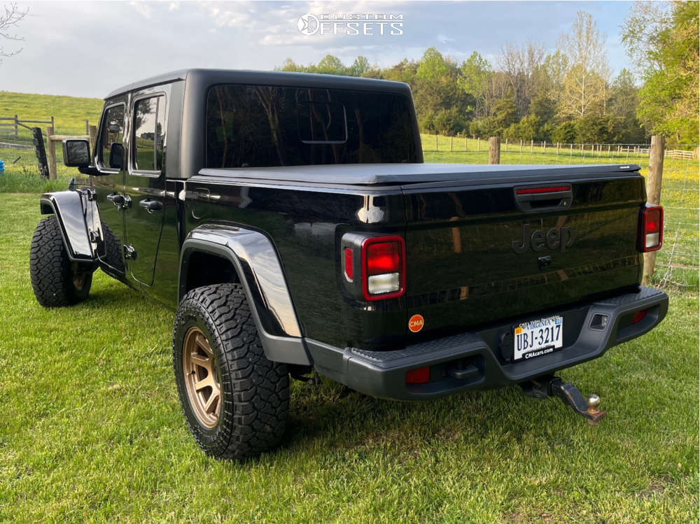 2021 Jeep Gladiator with 17x9 -12 Vision Flow and 33/10.5R17 Kenda ...