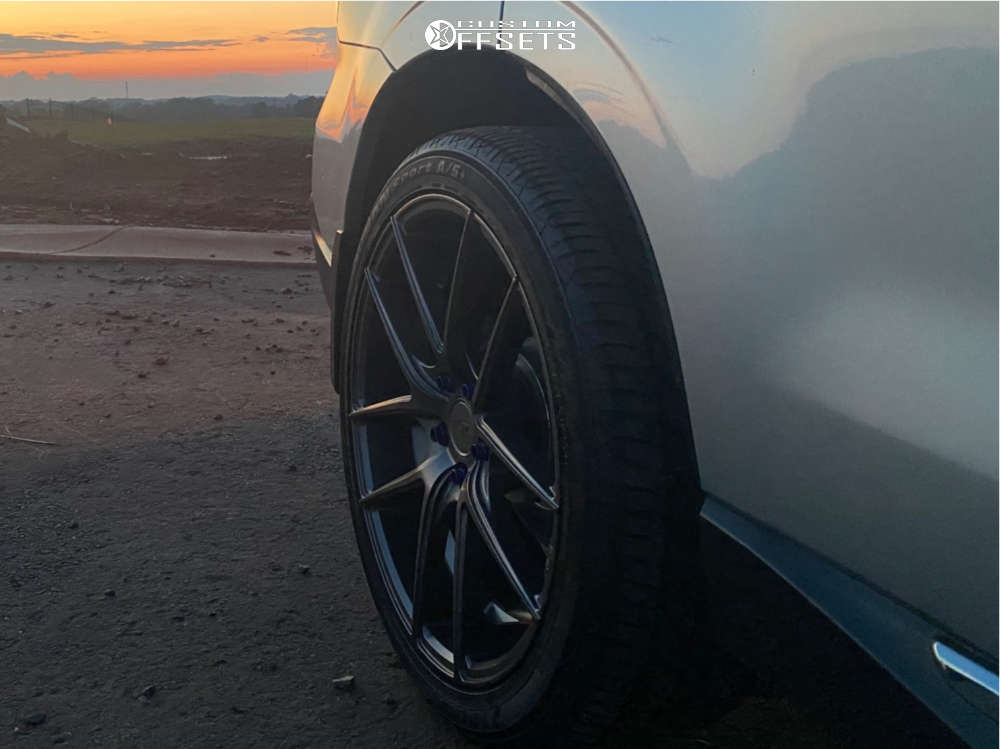 2015 Subaru Forester with 20x8.5 35 Niche Targa and 245/40R20 Yokohama ...