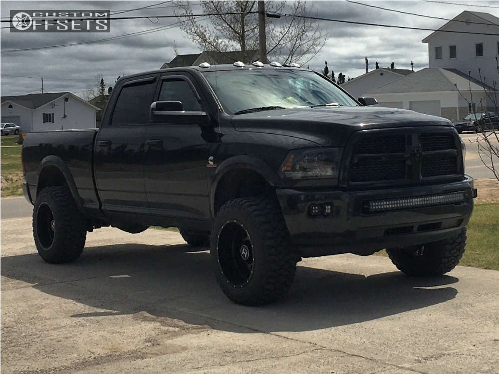 2015 Ram 2500 with 20x12 -44 Hostile Sprocket and 35/12.5R20 Mickey ...