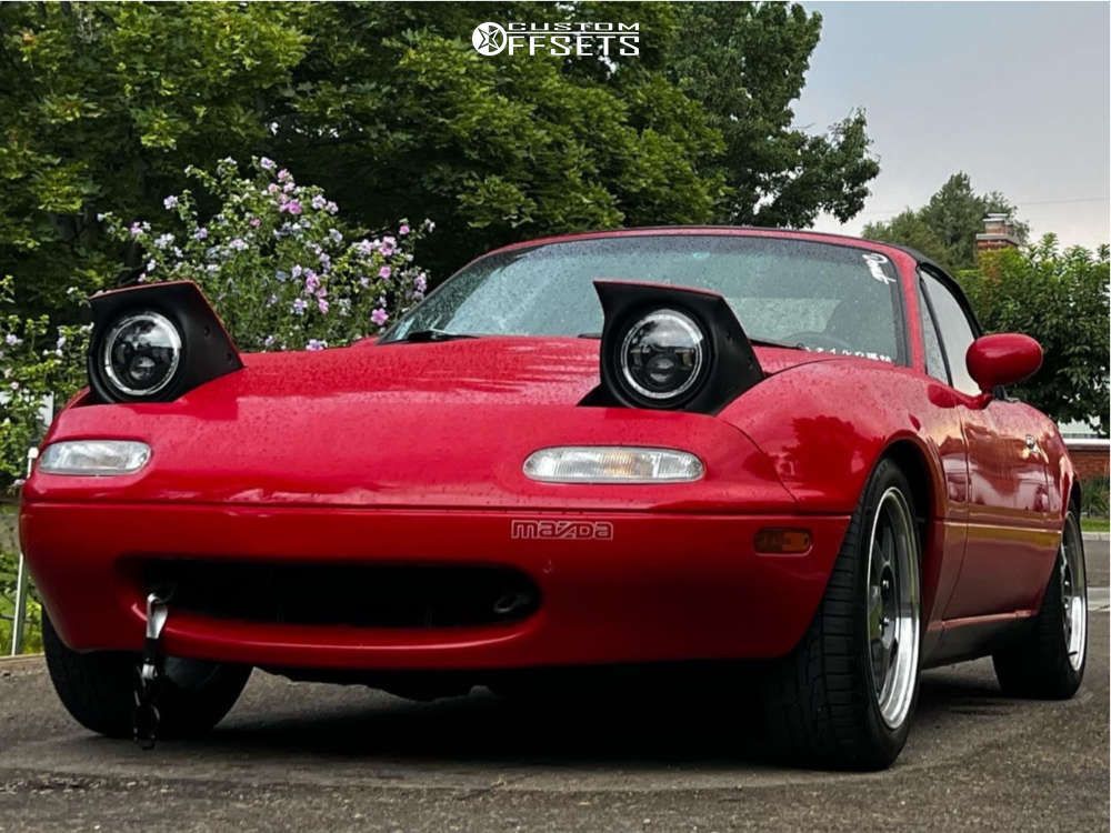 1991 Mazda Miata with 15x8 0 Vors Tr7 and 185/55R15 Sumitomo Htr A/s ...