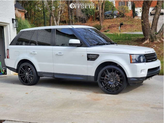 2012 Land Rover Range Rover Sport with 22x8.5 38 Kraze Spectra and 265 ...
