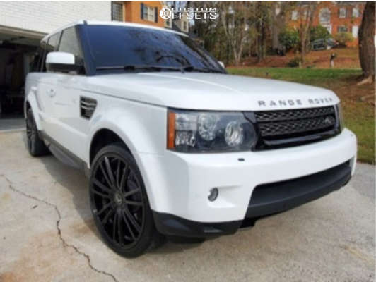 2012 Land Rover Range Rover Sport with 22x8.5 38 Kraze Spectra and 265 ...