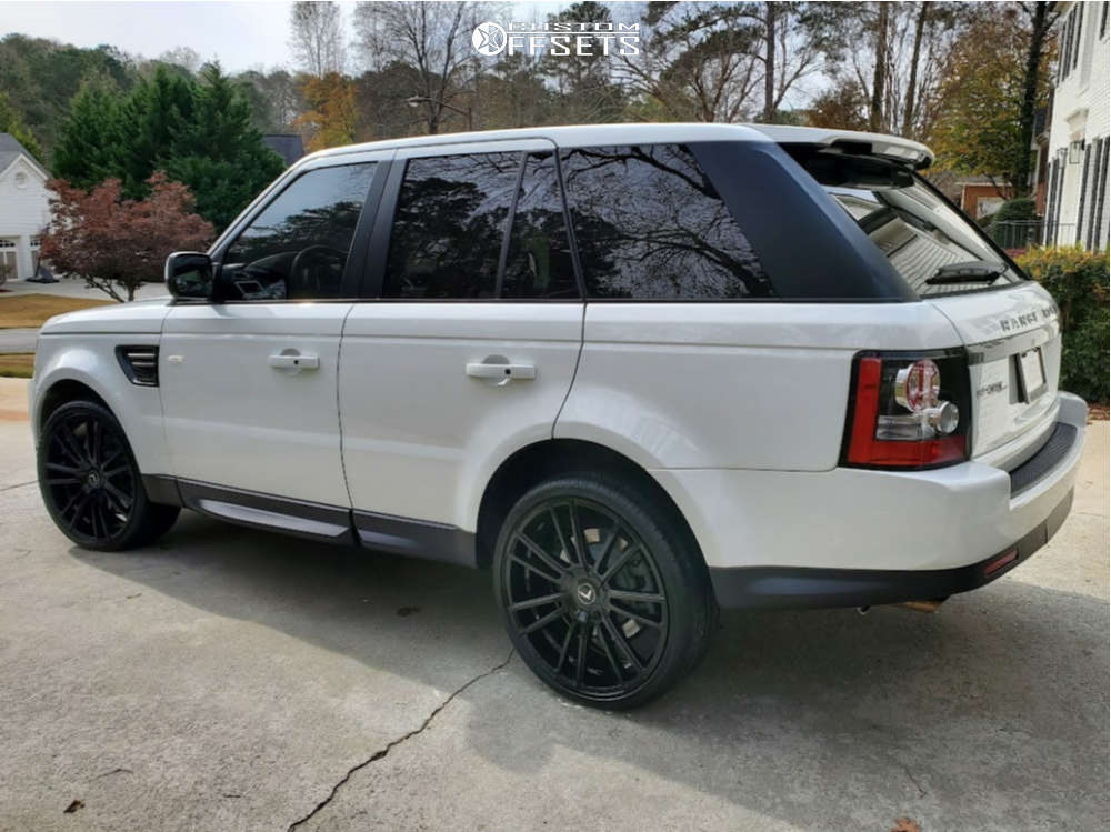 2012 Land Rover Range Rover Sport with 22x8.5 38 Kraze Spectra and 265 ...