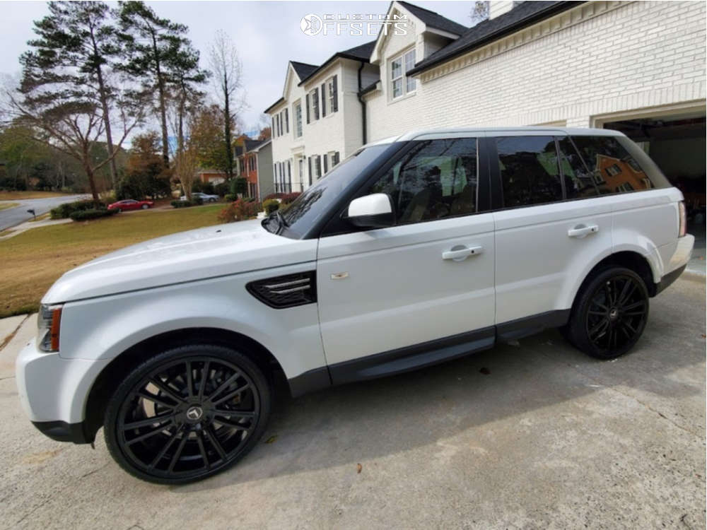 2012 Land Rover Range Rover Sport with 22x8.5 38 Kraze Spectra and 265 ...
