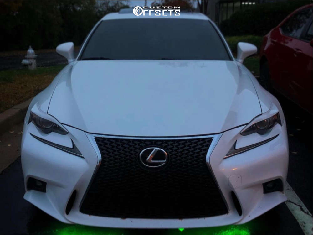 2015 Lexus IS250 with 19x10 30 Avant Garde F133 and 225/35R19 Ironman I ...