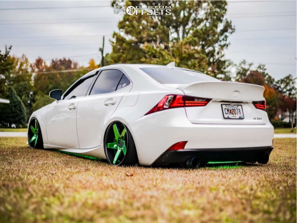 2015 Lexus IS250 with 19x10 30 Avant Garde F133 and 225/35R19 Ironman I ...