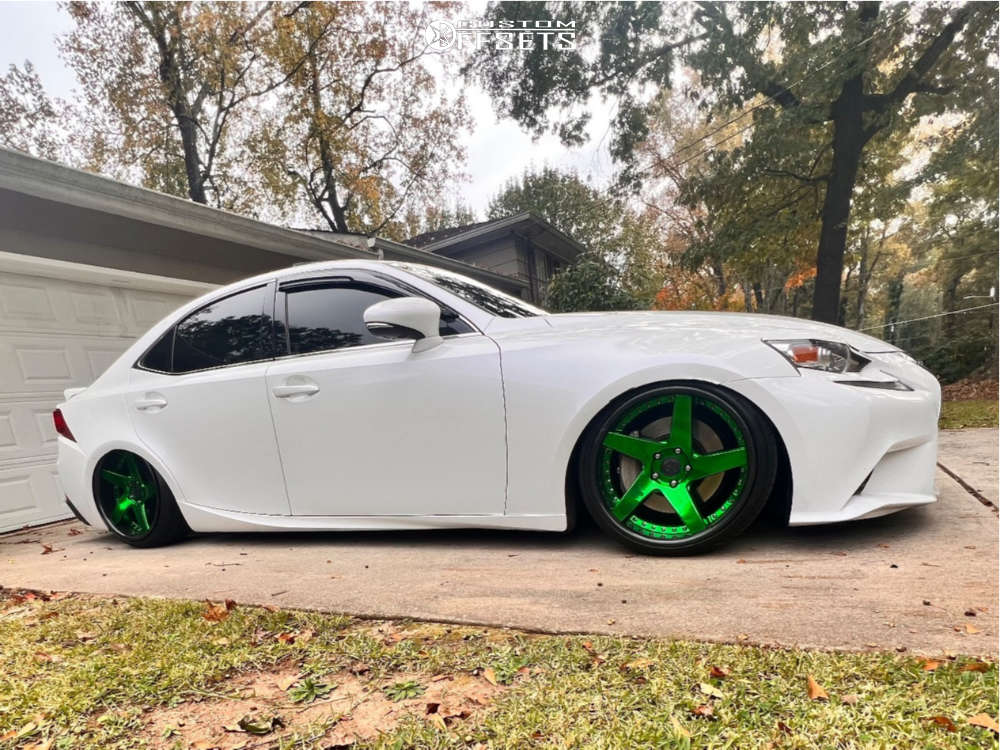 2015 Lexus IS250 with 19x10 30 Avant Garde F133 and 225/35R19 Ironman I ...