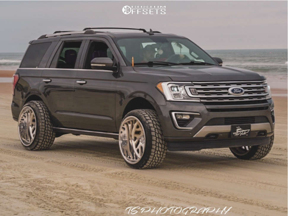 2018 Ford Expedition with 24x14 -90 American Force Acid CC and 285 ...