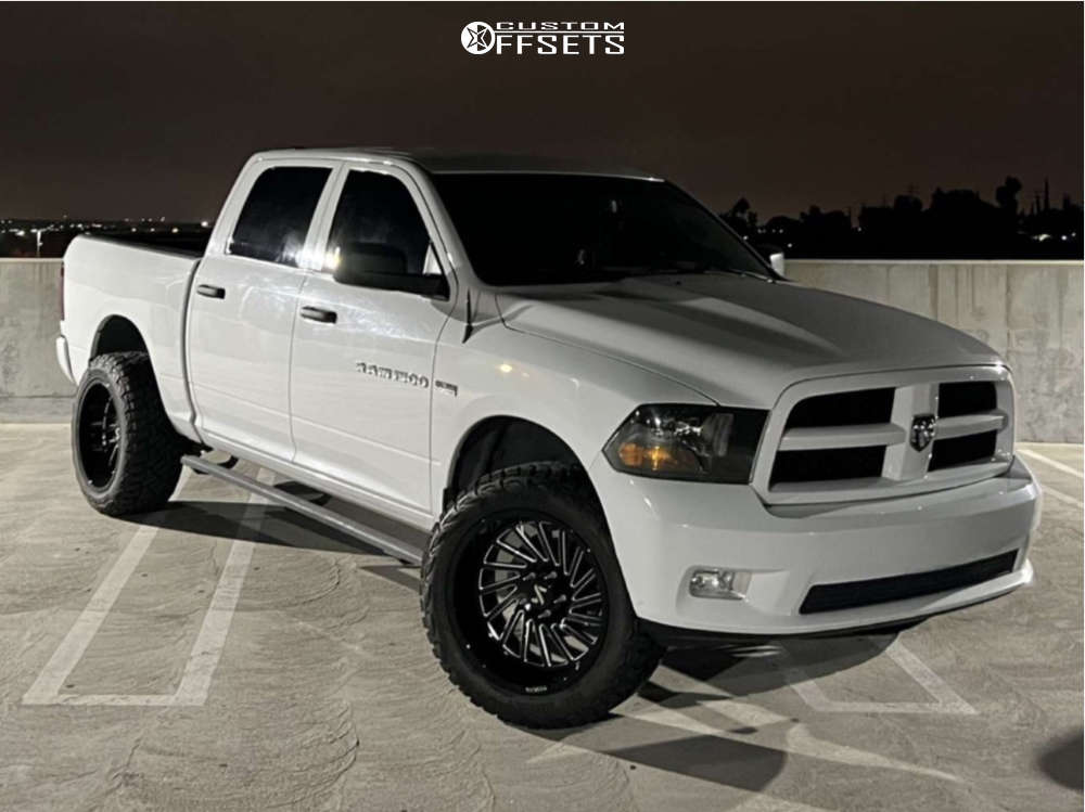 2012 Ram 1500 with 22x12 -51 ARKON OFF-ROAD Caesar and 35/12.5R22 ...