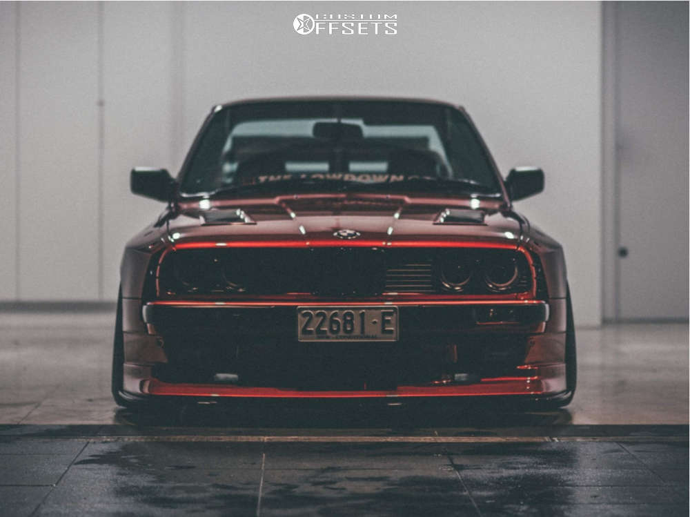 1989 BMW E30 with 17x9.5 -35 Heritage Fuji and 225/45R17 Dunlop Direzza ...