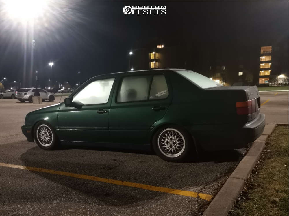 1997 Volkswagen Jetta with 15x6 20 BBS Ra74 and 195/55R15 Triangle ...