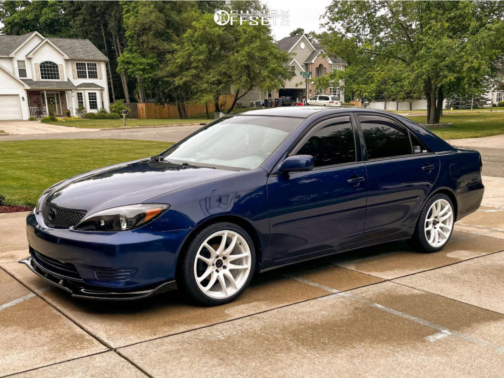 2006 Toyota Camry with 18x8.5 35 Vors Tr4 and 225/40R18 Vercelli Strada ...