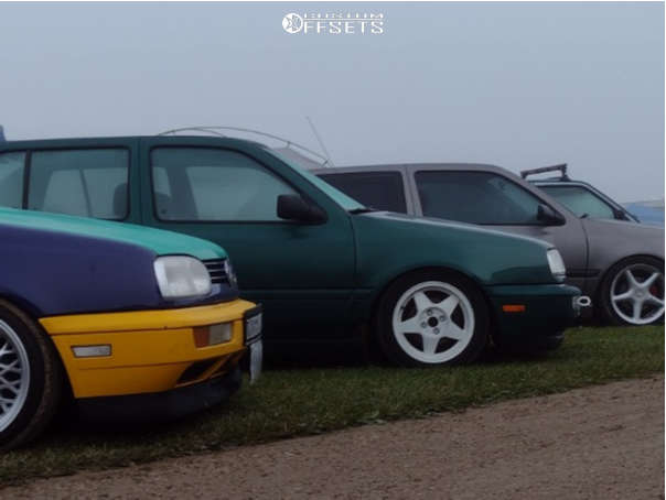 1997 Volkswagen Jetta with 16x6.5 38 Fittipaldi Fittistar and 185/55R16 ...