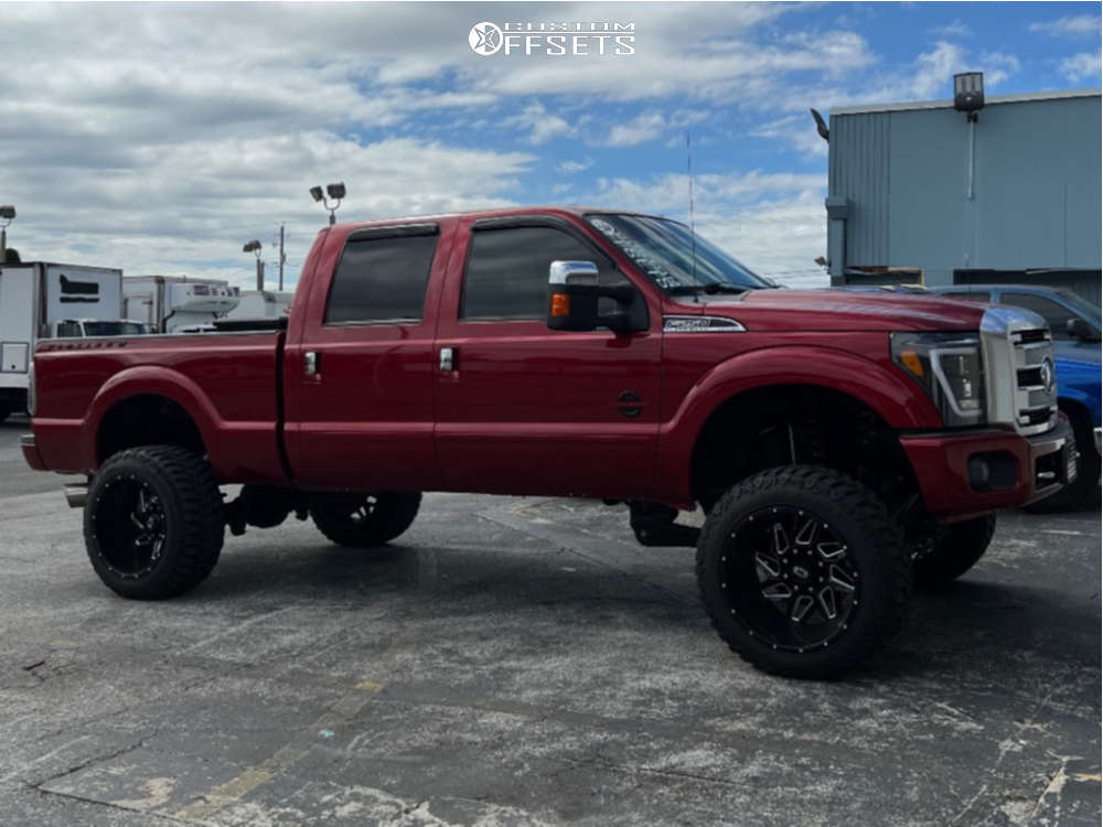 2015 Ford F-250 Super Duty with 22x14 -76 Vision Spyder and 36/13.5R22 ...