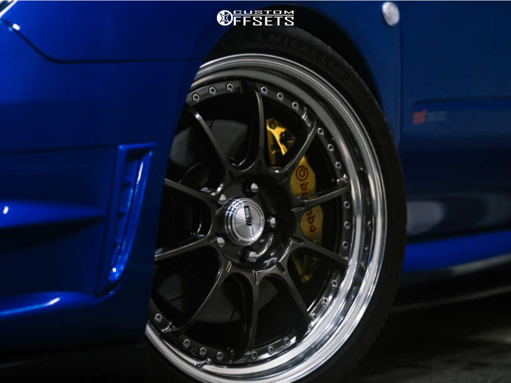 2007 Subaru Impreza with 19x8 41 SSR Sp5 and 235/35R19 Michelin Pilot ...
