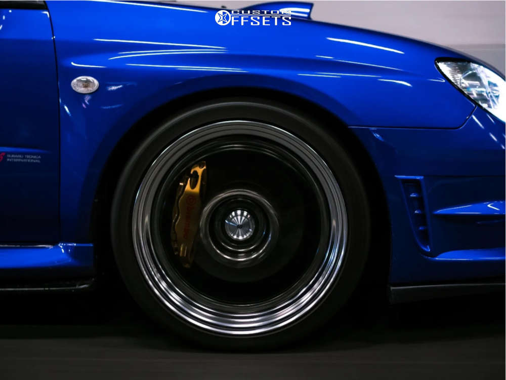 2007 Subaru Impreza with 19x8 41 SSR Sp5 and 235/35R19 Michelin Pilot ...