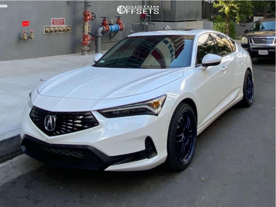 2023 Acura Integra with 18x8.5 40 Enkei Rpf1 and 235/40R18 Falken ...