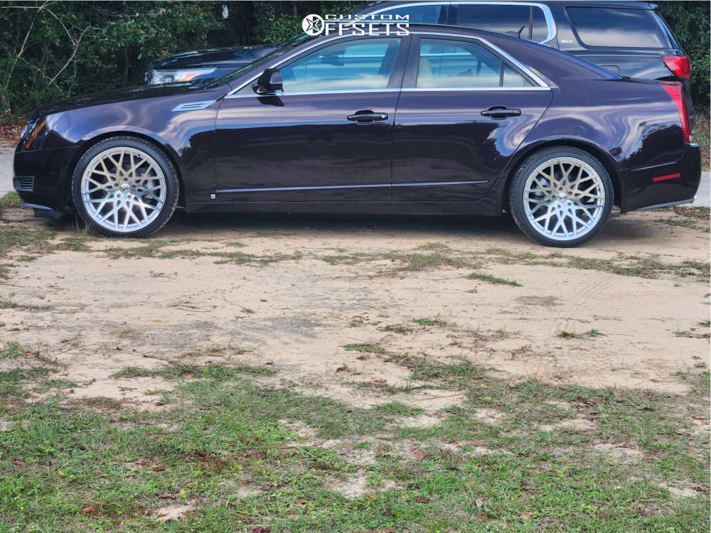 2008 Cadillac CTS with 20x10 25 TSW Vale and 245/35R20 Atturo Az800 and ...