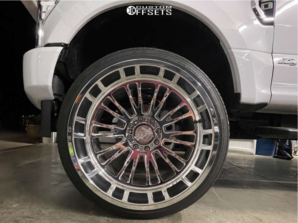 2022 Ford F-350 Super Duty with 24x14 -76 Axe Forged Af7 and 305/35R24 ...