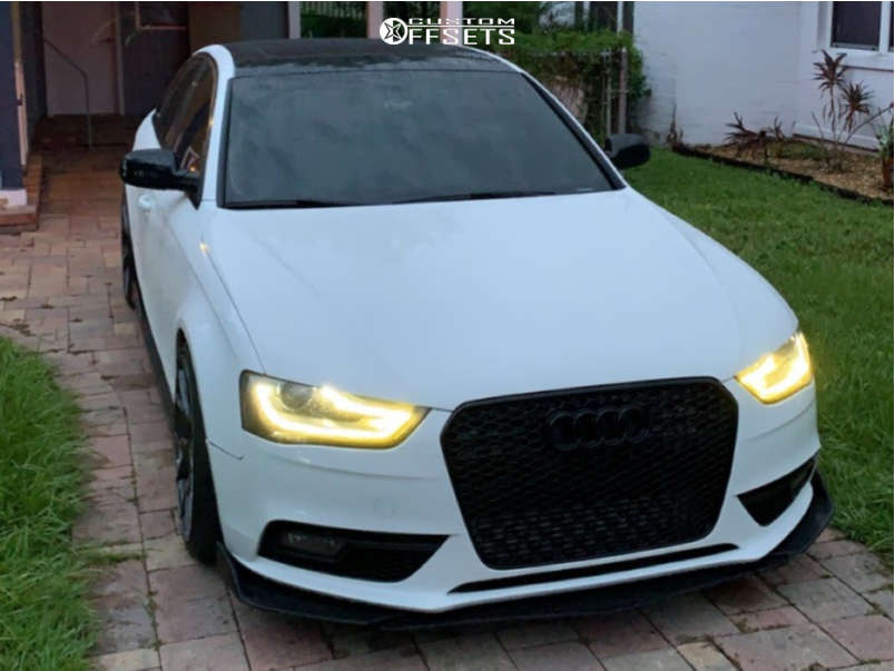 2013 Audi A4 with 19x8.5 32 Konig Ampliform and 235/35R19 Federal ...