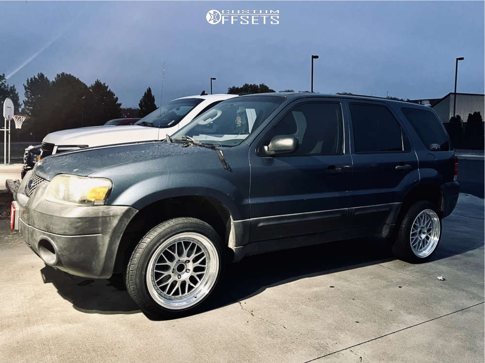 2005 Ford Escape with 18x9.5 30 Aodhan Ah02 and 235/45R18 Vercelli ...