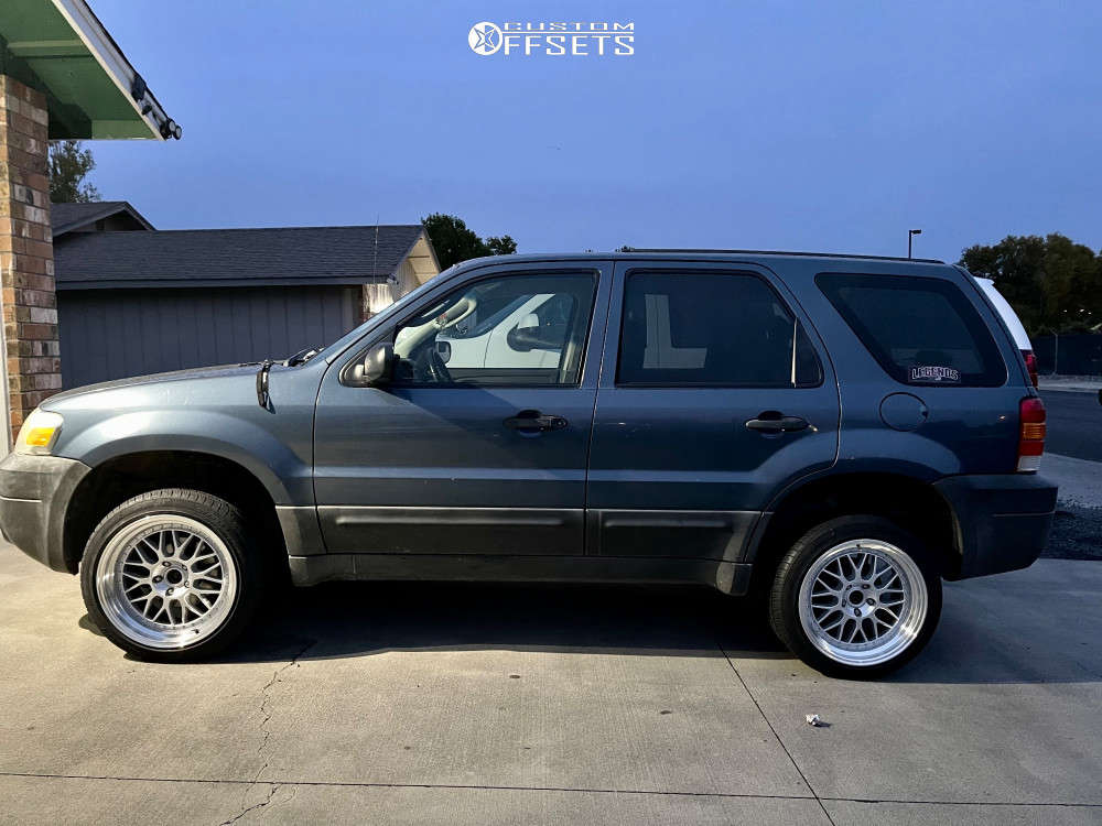2005 Ford Escape with 18x9.5 30 Aodhan Ah02 and 235/45R18 Vercelli ...
