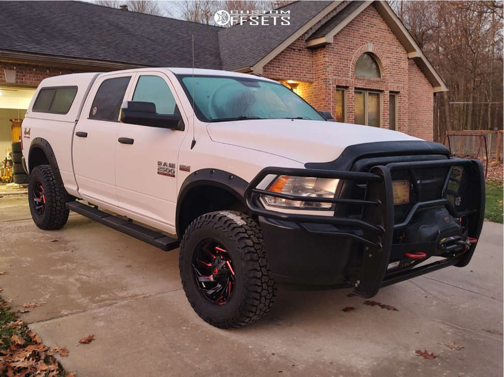 2018 Ram 2500 with 18x9 -12 Fuel Reaction and 35/12.5R18 Mickey ...