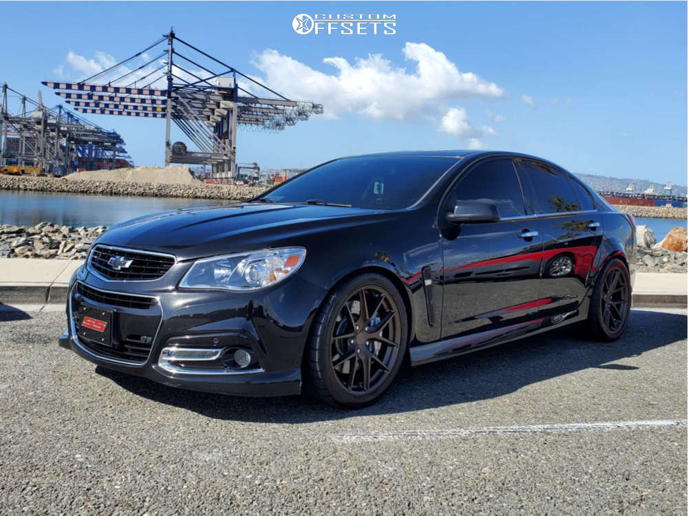 2014 Chevrolet SS with 19x8.5 35 Aodhan AFF7 and 255/40R19 Mickey ...