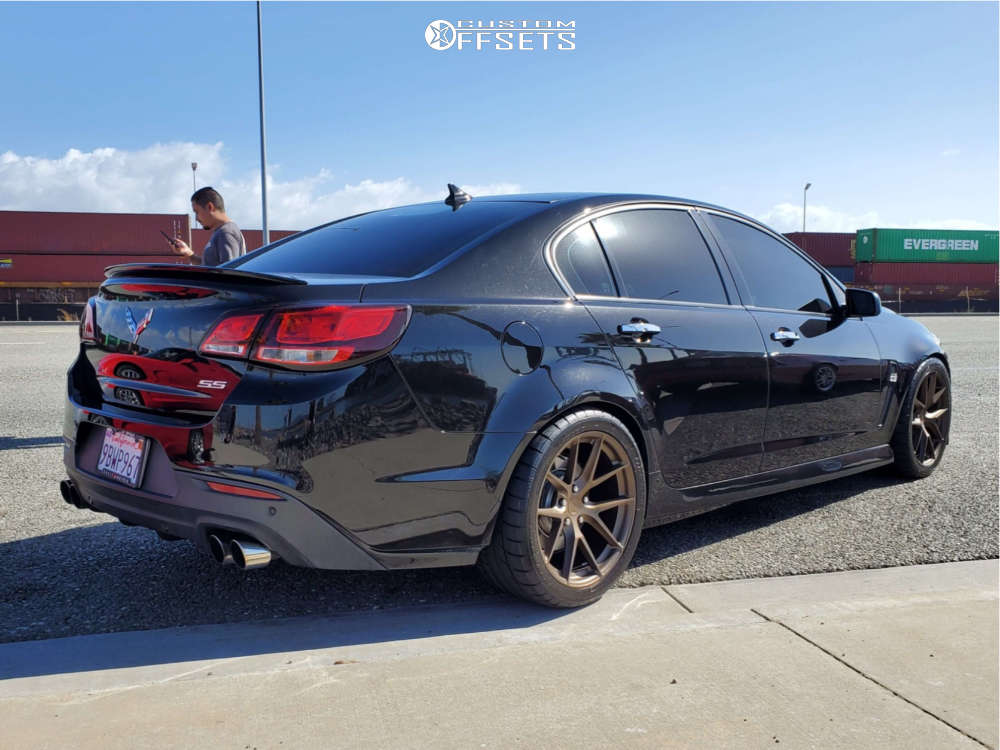 2014 Chevrolet SS with 19x8.5 35 Aodhan AFF7 and 255/40R19 Mickey ...
