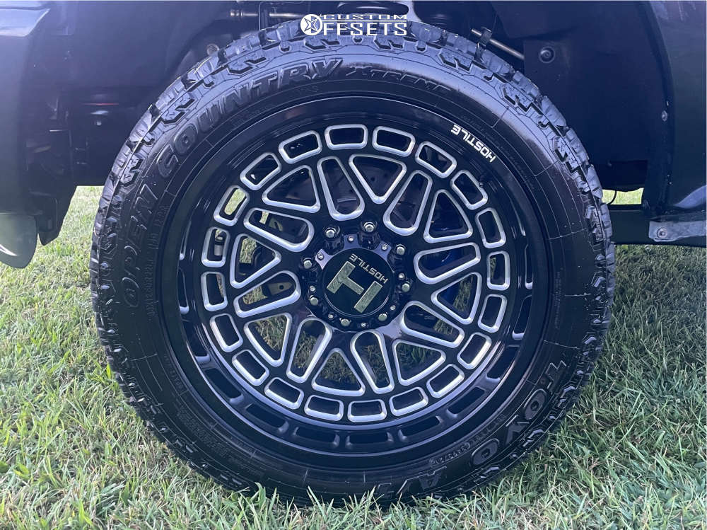 2012 Ford F-250 Super Duty with 22x10 -25 Hostile Reaper and 33/12.5R22 ...