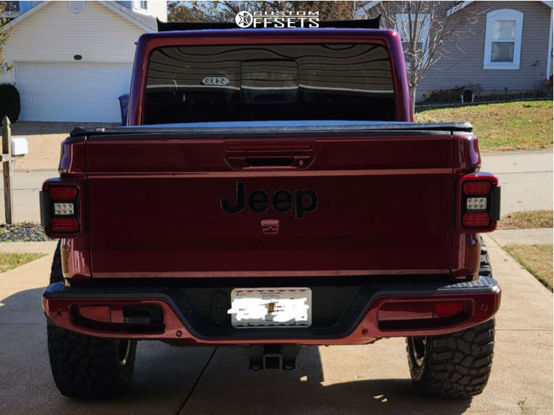 2021 Jeep Gladiator with 20x10 -25 Vision Korupt and 35/12.5R20 Cooper ...