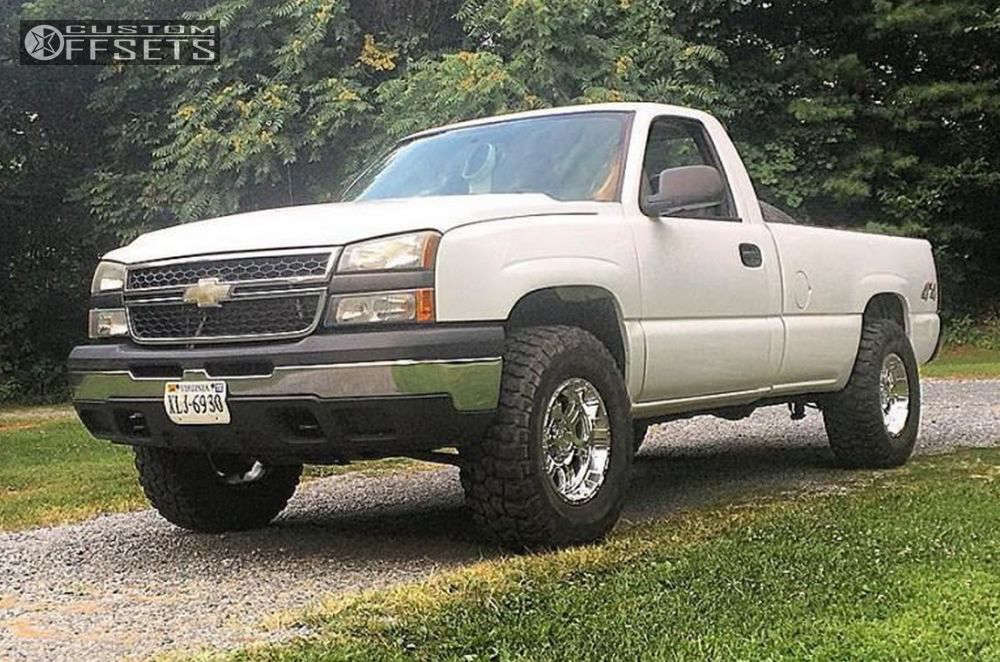 2006 Chevrolet Silverado 1500 with 17x9 -6 Pro Comp 89 and 35/12.5R17 ...