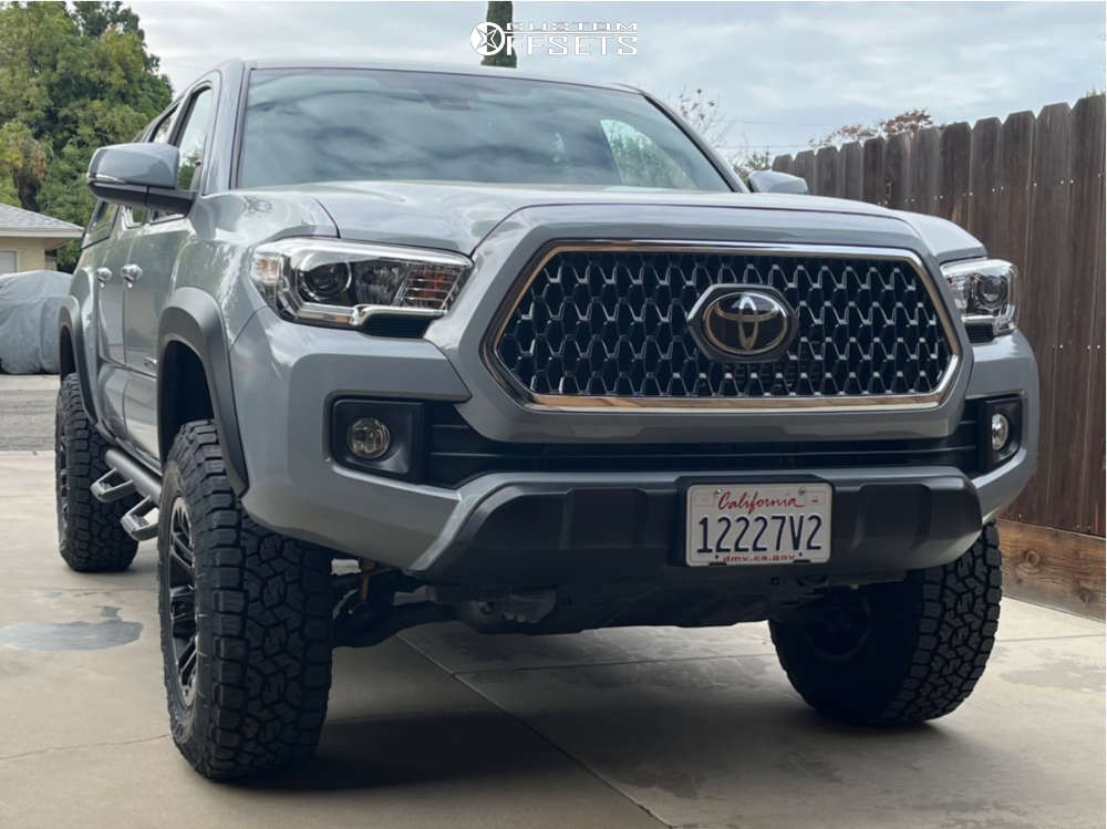 2019 Toyota Tacoma with 17x9 Helo He904 and 275/70R17 Toyo Tires Open ...