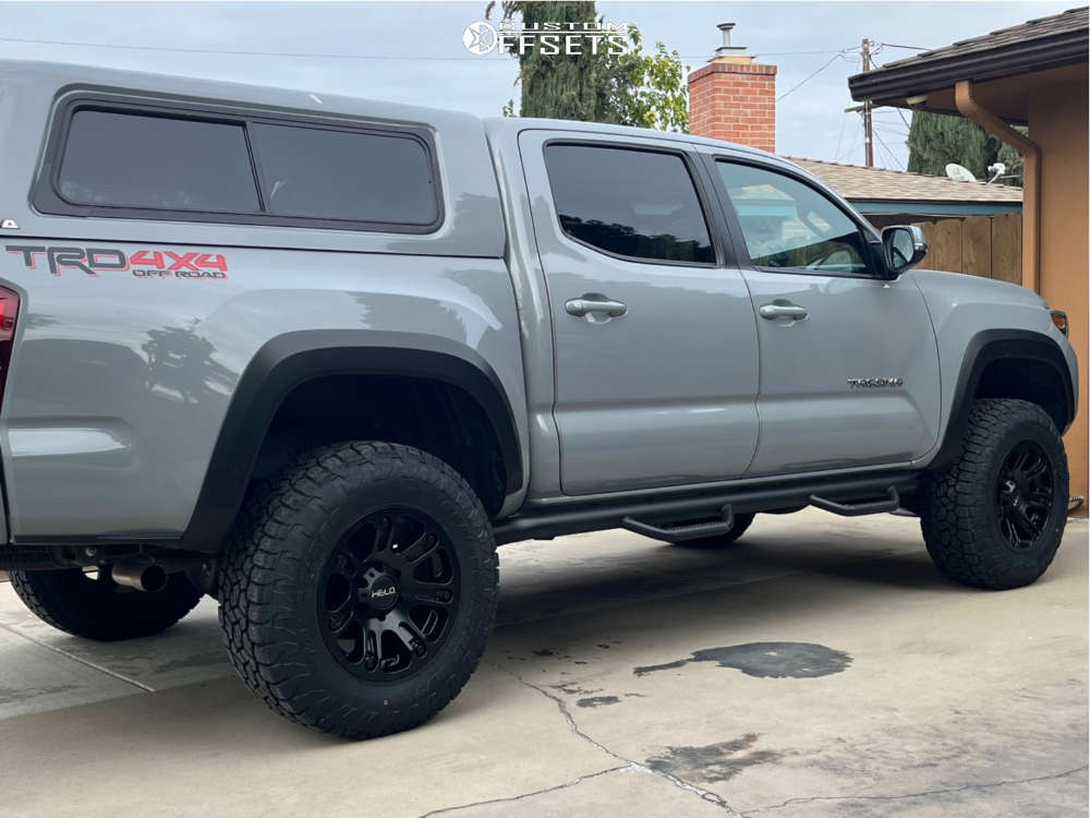 2019 Toyota Tacoma with 17x9 Helo He904 and 275/70R17 Toyo Tires Open ...