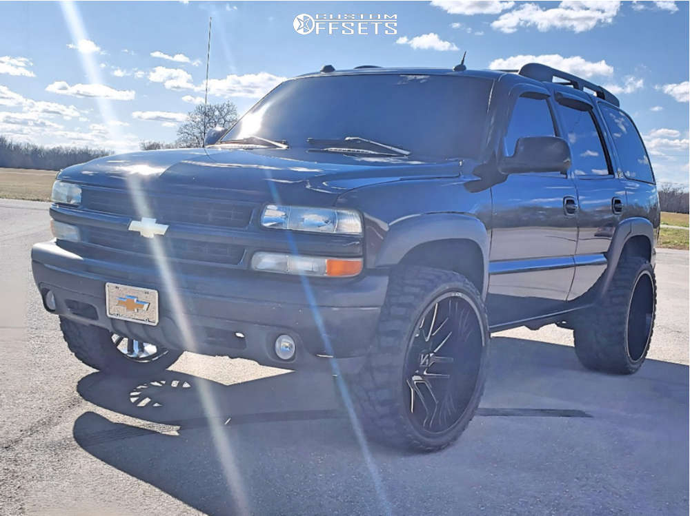 2004 Chevrolet Tahoe with 24x12 -51 ARKON OFF-ROAD Mandela and 35/12 ...